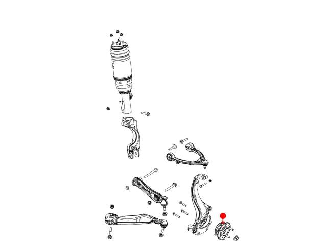 68349631AA,MOPAR MOPAR,Wheel Bearing & Hub-宜配网-专业汽配网